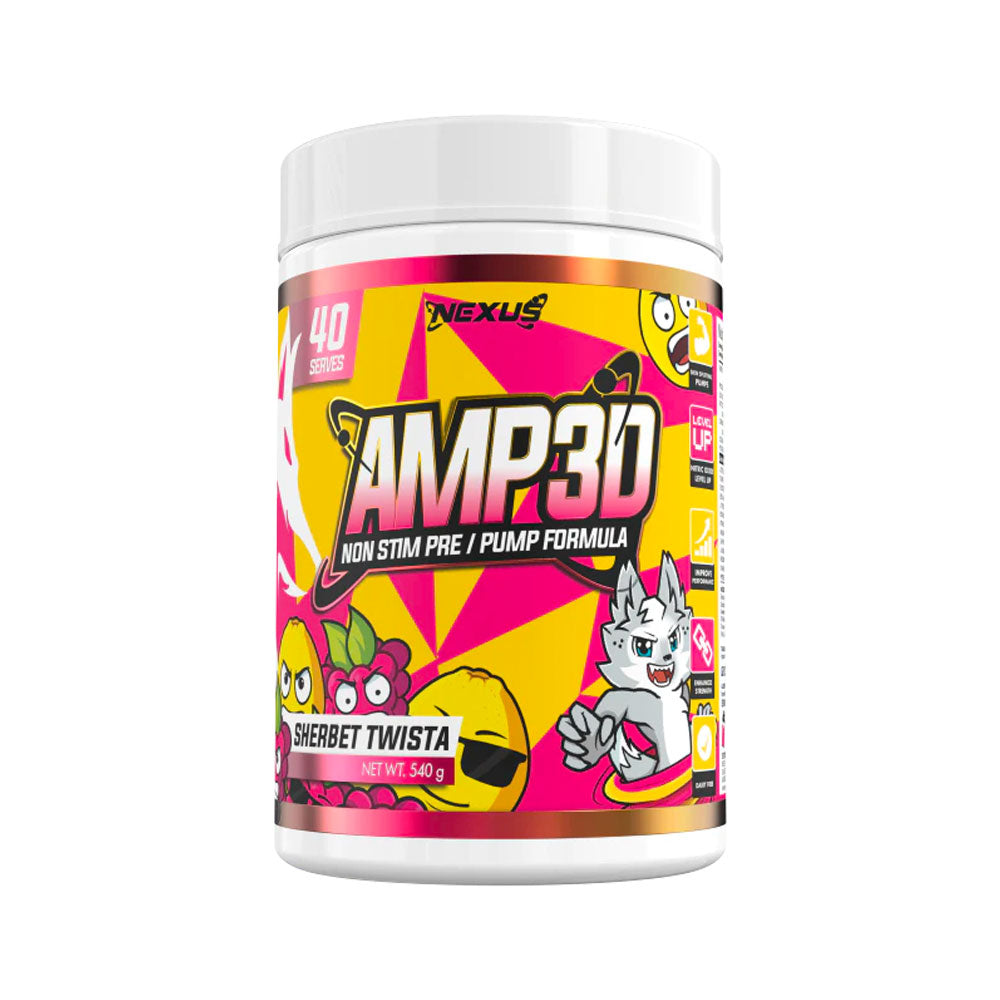 Nexus Amp3d Non-Stim Pre-Workout – Australian Muscle