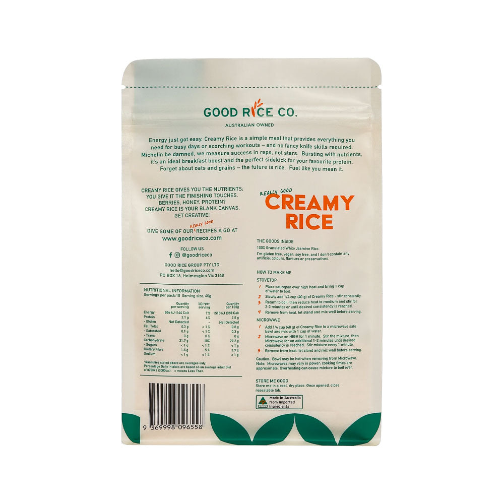 Good Rice Co. Creamy Rice – Australian Muscle